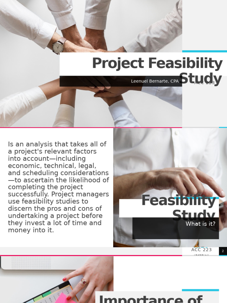 Project Feasibility Study Overview | PDF | Market (Economics ...