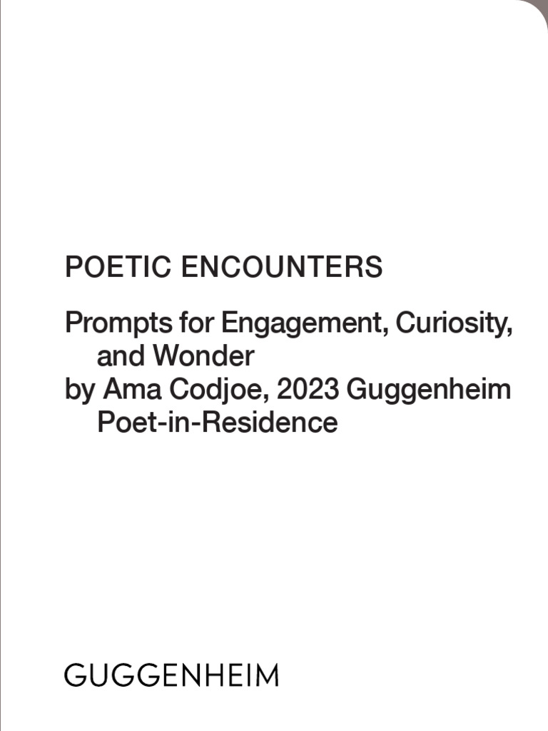 Museum Poetry Prompts | PDF