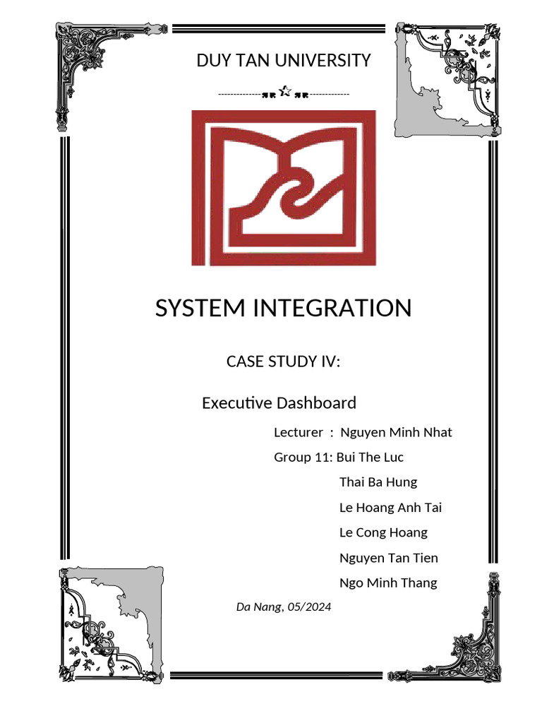 Usecase Study Project4 Group11 | PDF