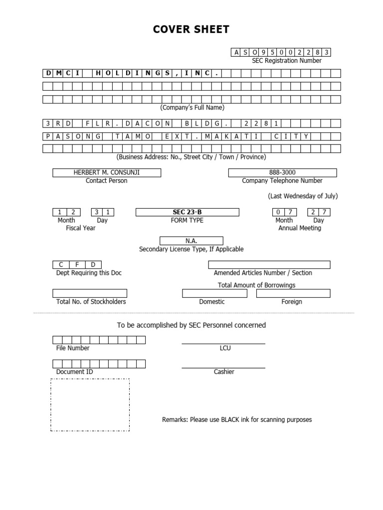 SEC Form 23-B: Ownership Changes Report | PDF | Securities (Finance) | Stocks