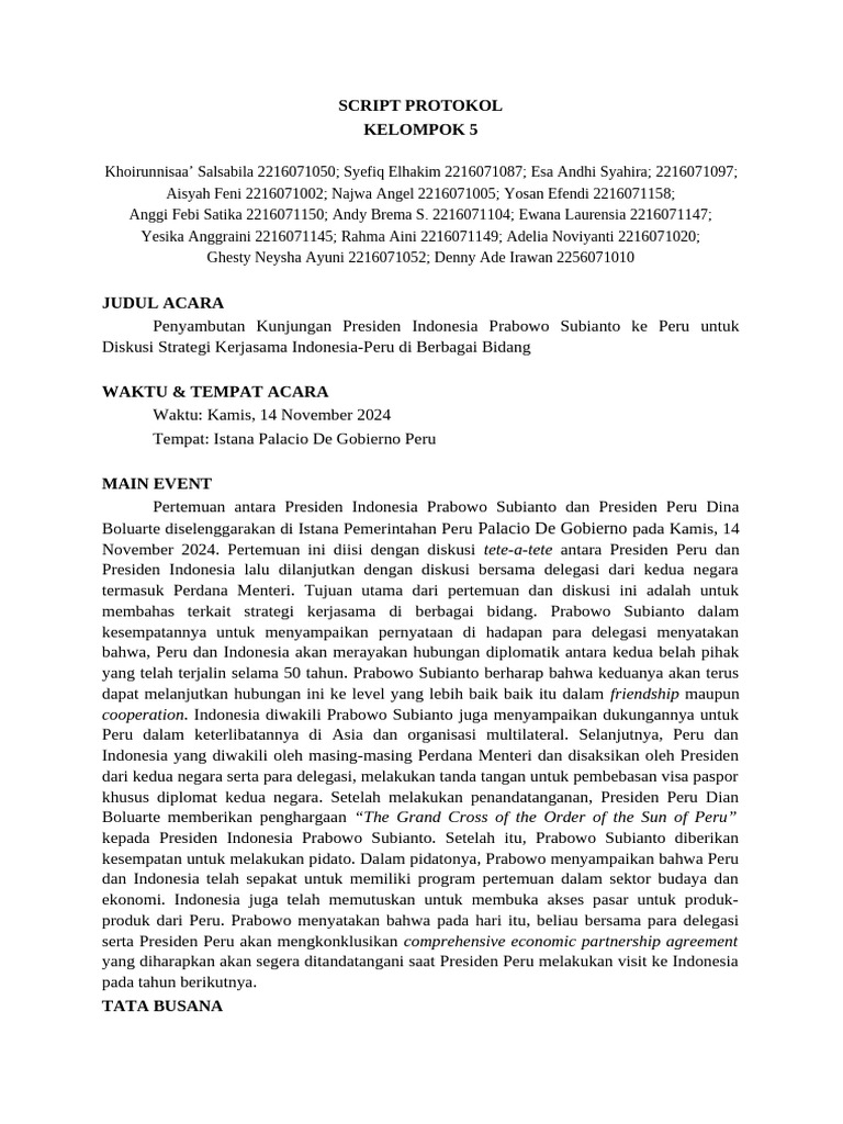 Script Protokol | PDF