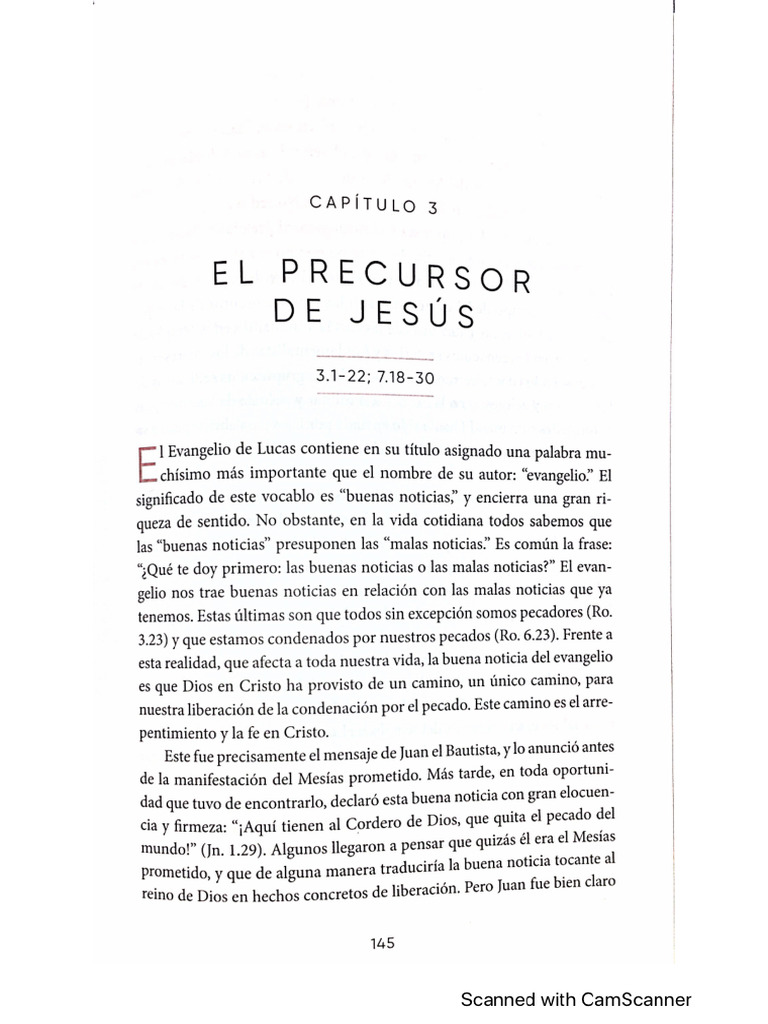 El Precursor de Jesus | PDF