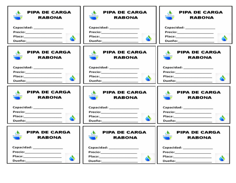 Recibos Carga | PDF