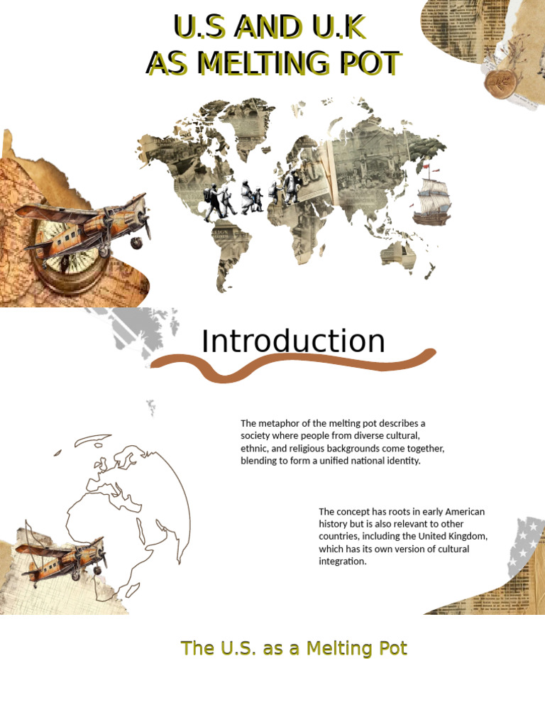 Us and Uk As Melting Pot | PDF | Multiculturalism | Cultural Assimilation
