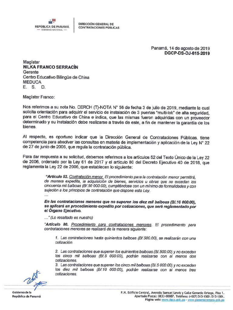 Procedimiento de Compras Menores Por Cotizaciones | PDF