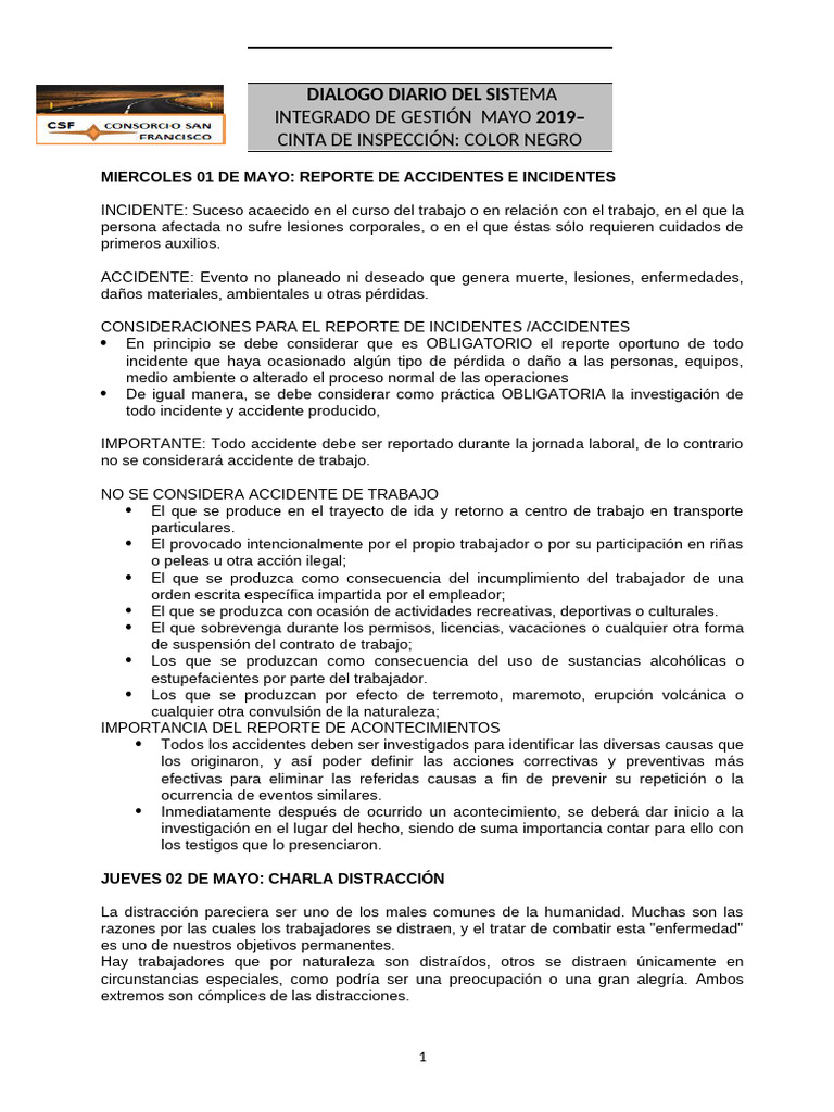 DDS - Mayo 2019 | PDF | Contaminación | Residuos