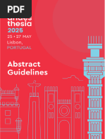 ESMO 2025 Abstract Regulations FINAL | PDF | Cancer | Abstract (Summary)