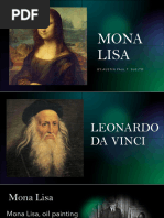 Analyzing Mona Lisa's Art Elements | PDF | Paintings | Vision