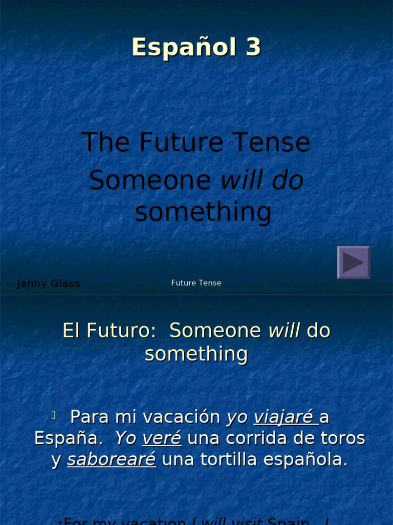 Futuro | PDF | Grammatical Tense | Grammatical Conjugation