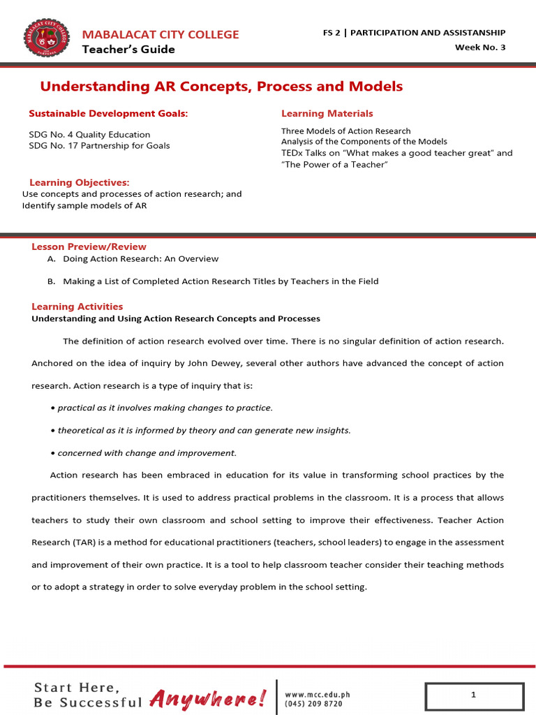 Abao - Regimier Jicel J - Assignment - Week 3 | PDF | Differentiated Instruction | Action Research