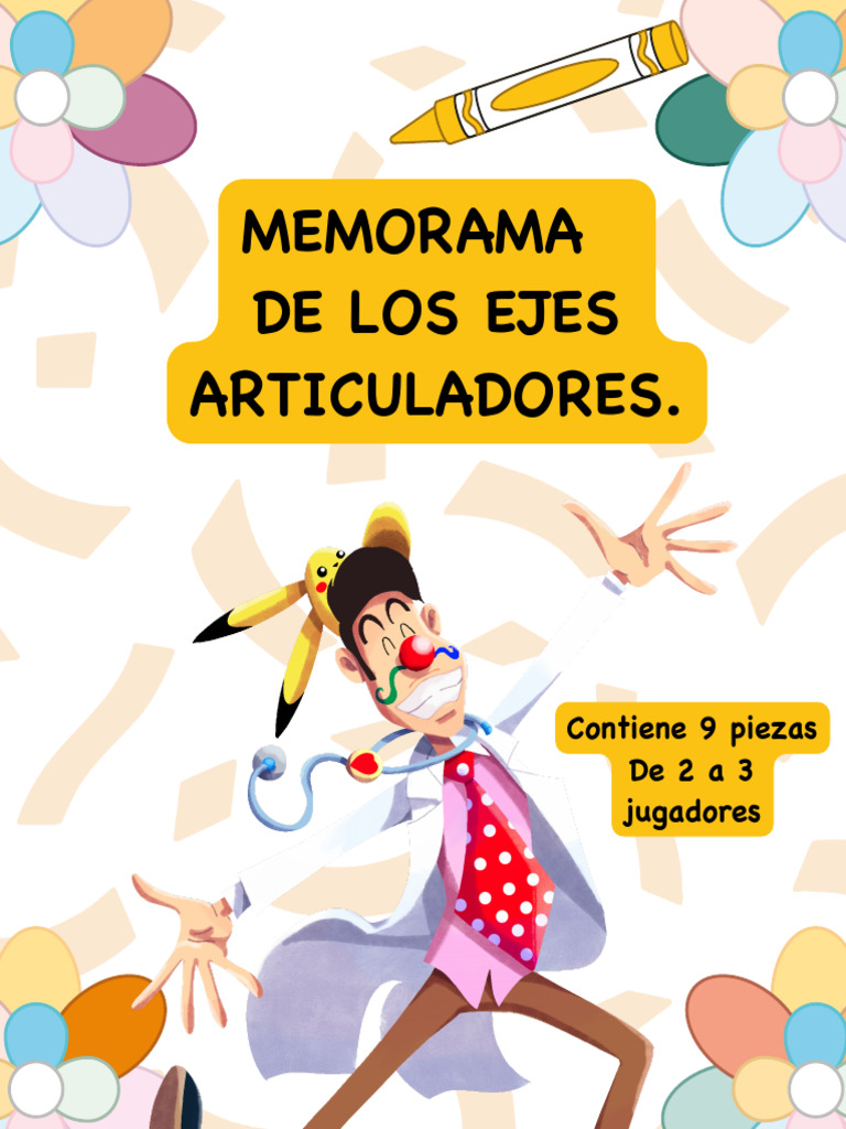 Memorama Ejes Articuladores | PDF | Inclusión (Educación) | Enseñando