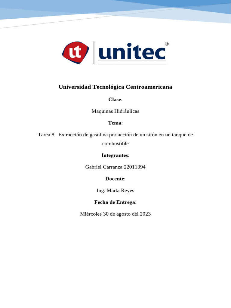 MEC 307 Tarea 8 Gabriel Carranza | PDF