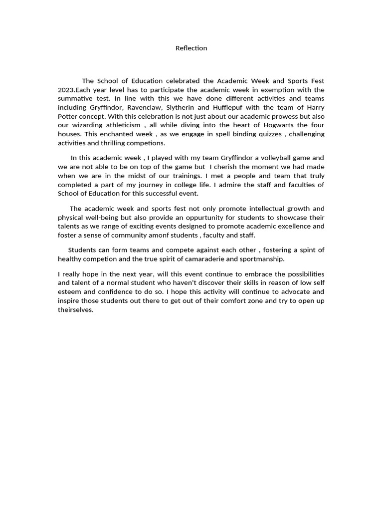 Reflection WPS Office | PDF