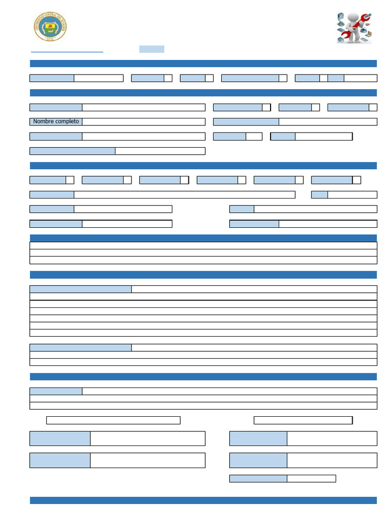 Formulario de Soporte Tecnico UCE 2016 | PDF