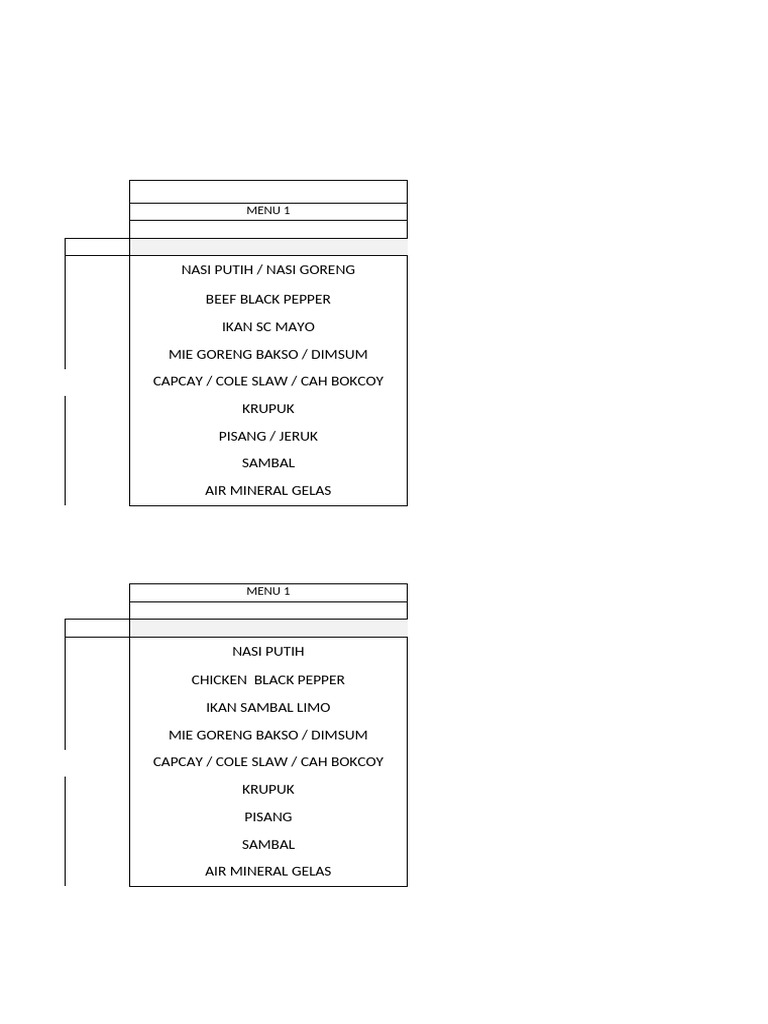 Buffet Spesial RP 70.000 | PDF