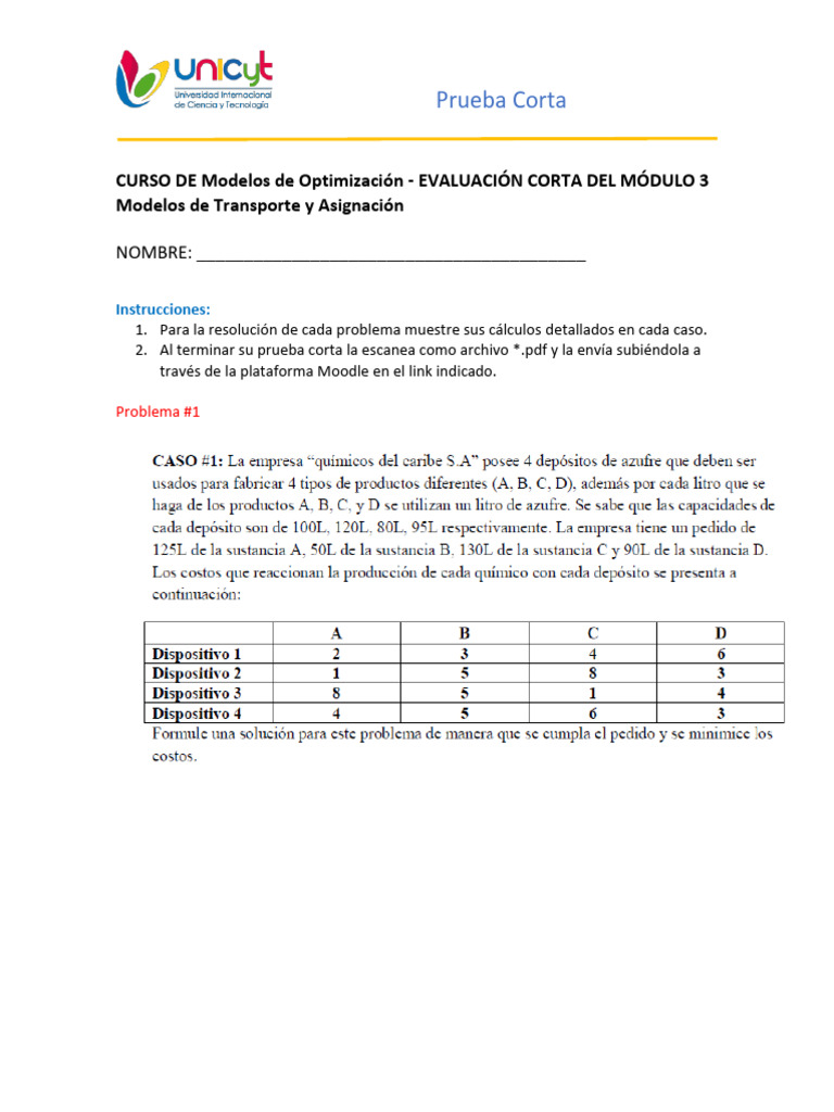 Evaluación de Modelos de Transporte y Asignación | PDF