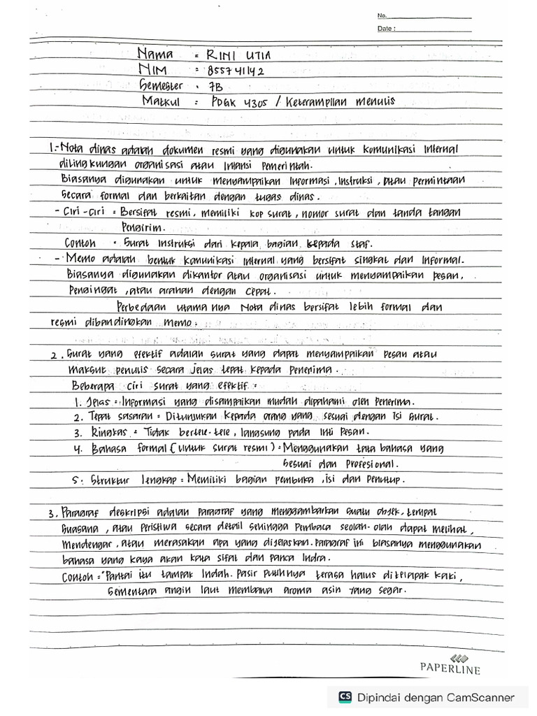 TUGAS 3 PDGK4305 Keterampilan Menulis | PDF