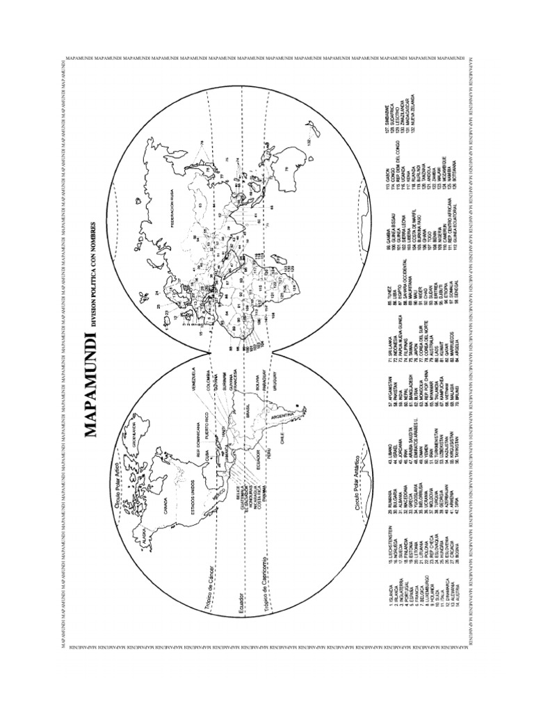 Mapamundi: Guía Completa y Detallada | PDF