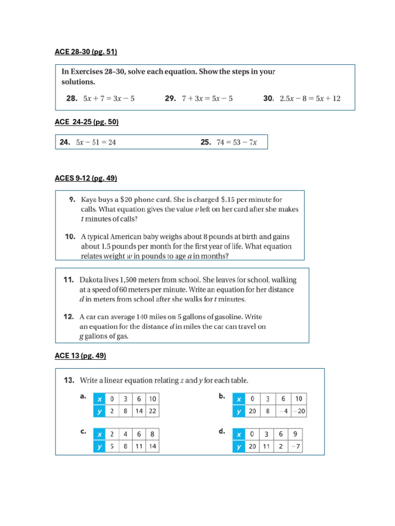 Additional Practice Exercise Pdf