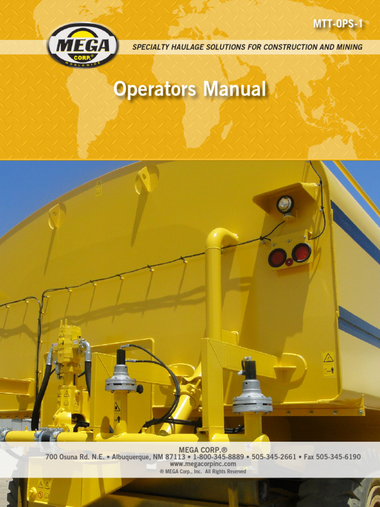 MTT Ops 1 | PDF | Pump | Valve