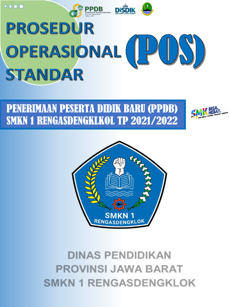 Pos PPDB SMKN 1 RDK 2021 | PDF