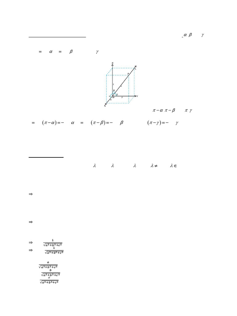 3 D Notes | PDF | Euclidean Vector | Line (Geometry)