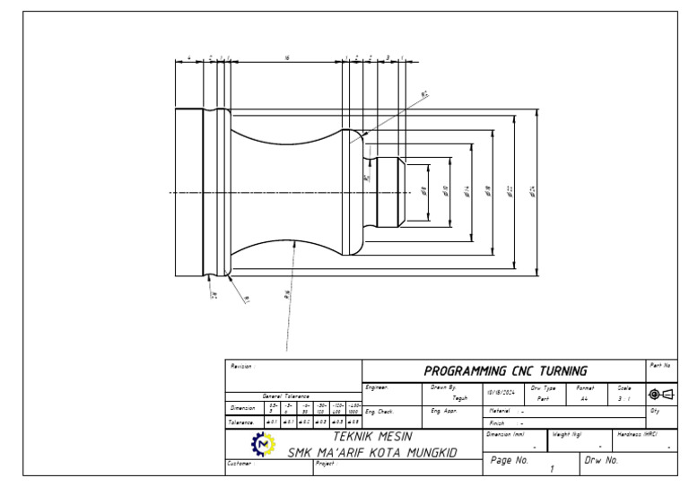 CNC Turning Program Manual | PDF