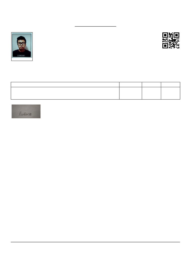 Asi Admit Card | PDF