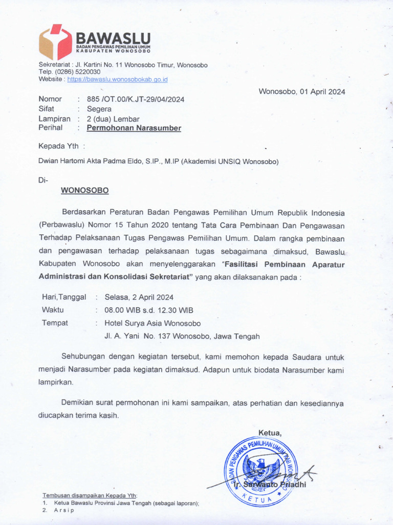 Narasumber Pak Eldo (Selasa 2 April) | PDF