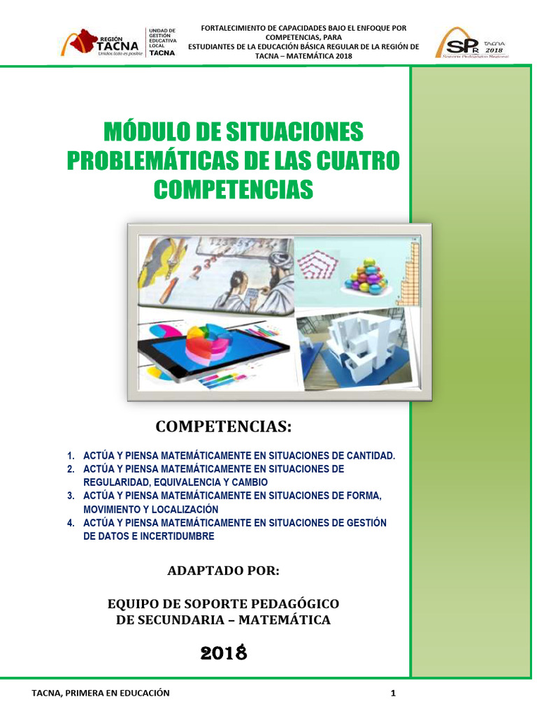 Modulo de Matematica para El ALUMNO-2secundaria | PDF | Ecuaciones ...