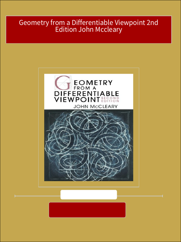 (Ebooks PDF) Download Geometry From A Differentiable Viewpoint 2nd ... (Ebooks PDF) Download Geometry From A Differentiable Viewpoint 2nd ...