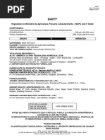 Bula do Herbicida Elevore 2024 | PDF | Ferimento | Nuvem