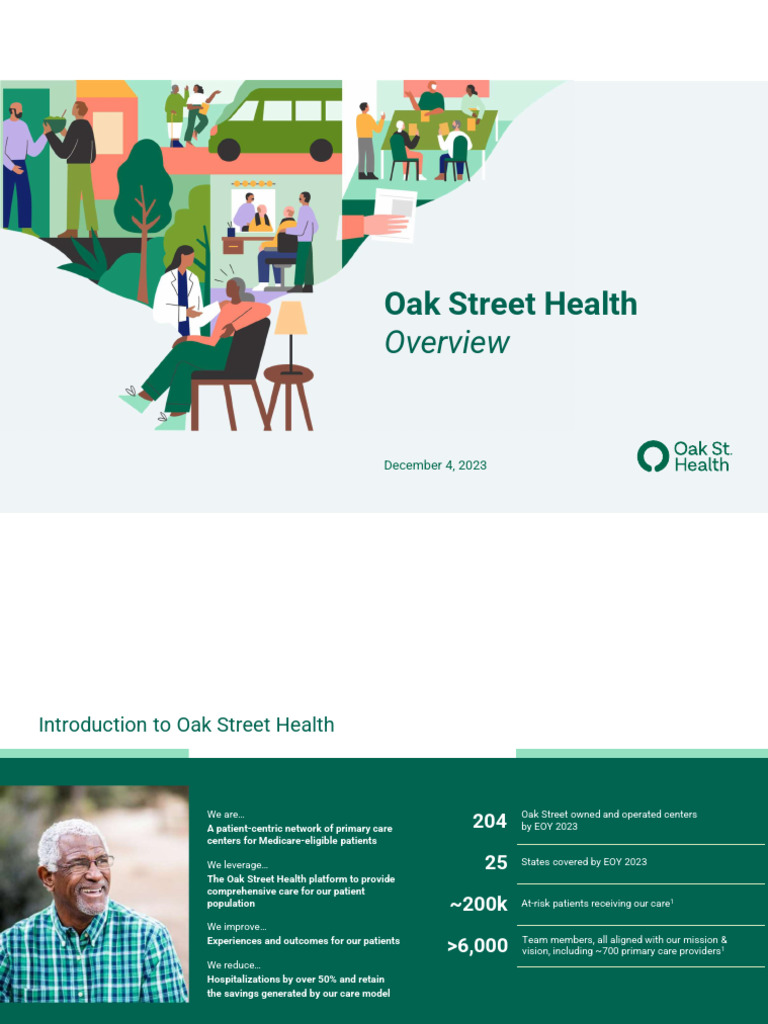 Oak Street Health Fact Sheet | PDF | Patient | Primary Care