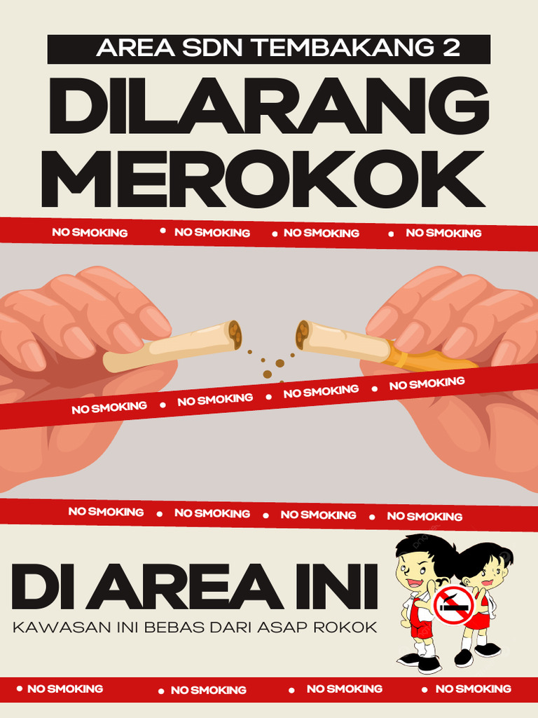 Area Dilarang Merokok Poster | PDF