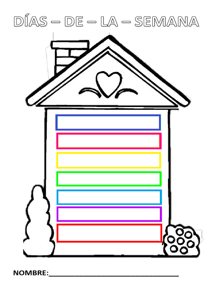 Hoja de Trabajo Martes 22-3 Días de La Semana 2das | PDF