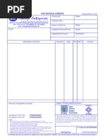 Cash Memo Format For MS Word | PDF