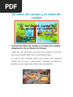 Cuento - Ratón de Campo y Ratón de Ciudad | PDF