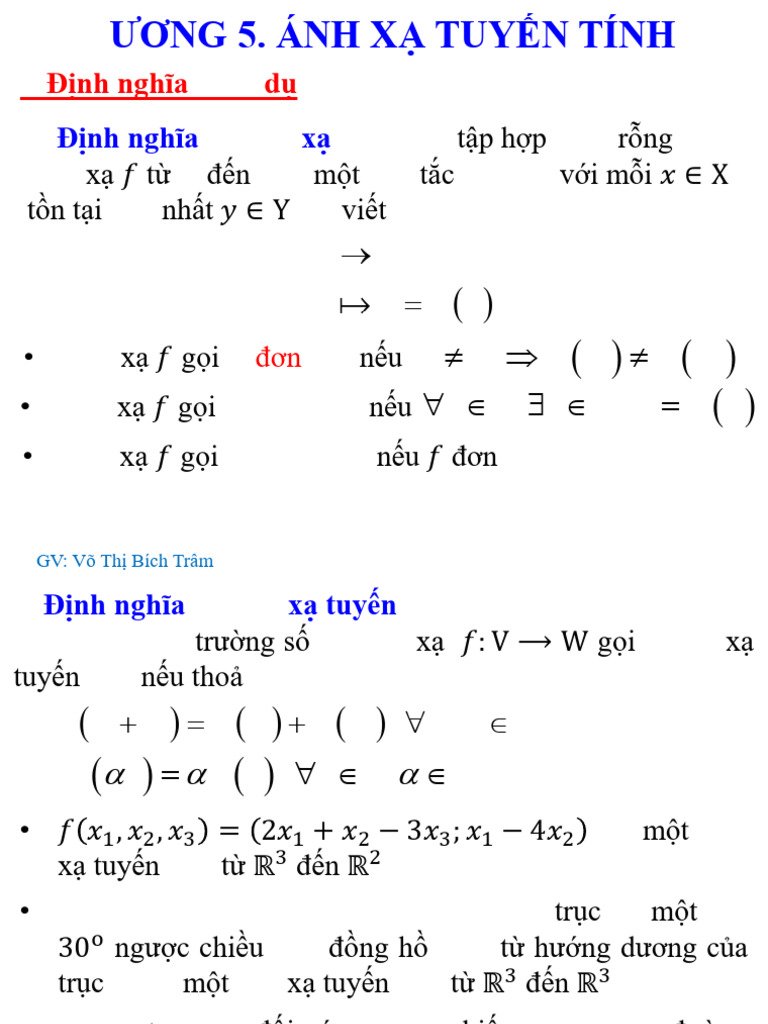 Chapter4 - Anh Xa Tuyen Tinh - SV | PDF