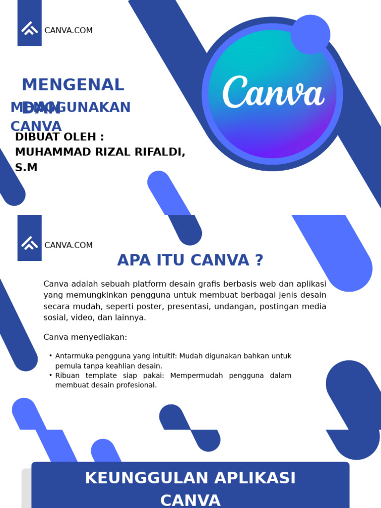 Materi Dasar Aplikasi Canva | PDF