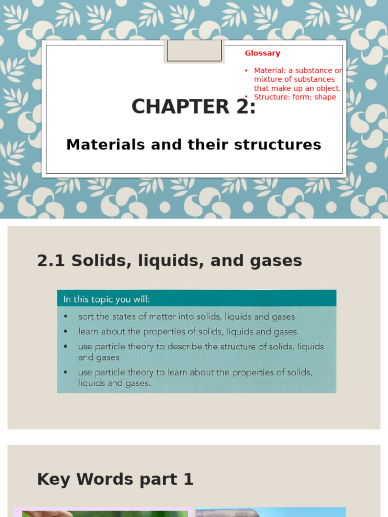 PPT_Cambridge 7th Grade-5 | PDF | Gases | Liquids
