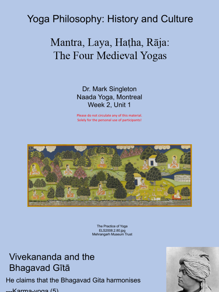 2.1 Four Yogas Mantra and Laya | PDF | Tantra | Mantra