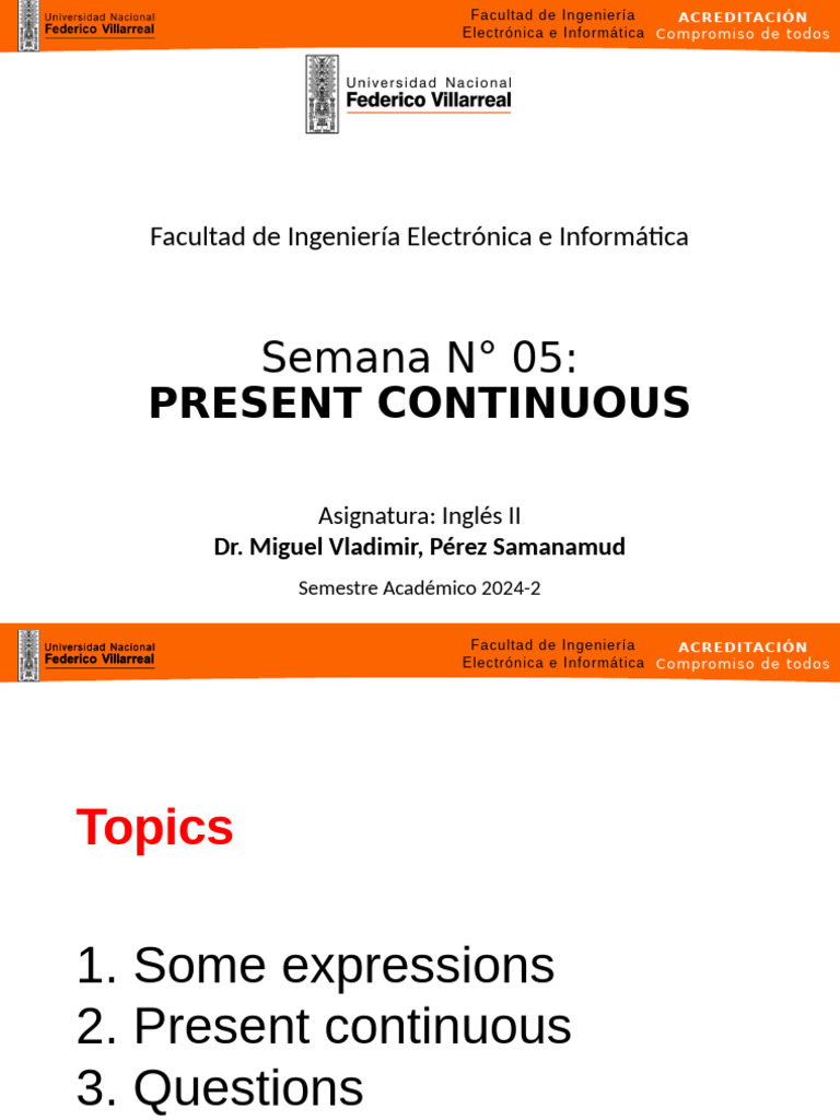 Sem 5 Present Continuous | PDF | Linguistic Morphology | Linguistics