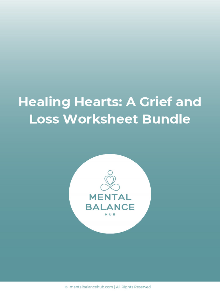 Grief and Loss Worksheets for Healing | PDF | Grief | Anger