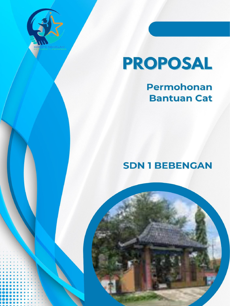 Permohonan Bantuan Cat SD 1 Bebengan | PDF