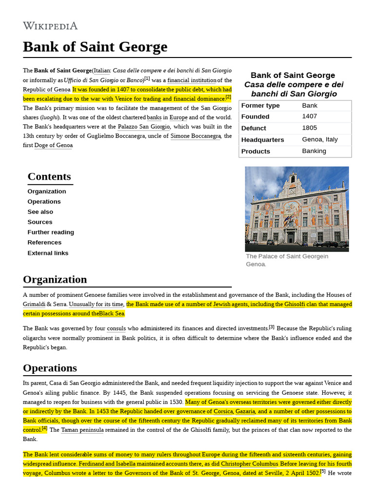 03. Bank_of_Saint_George | PDF