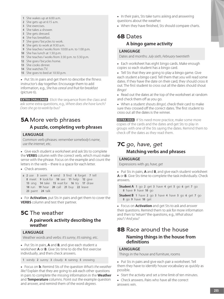 Grammar - Answer Keys (Elem) | PDF | Verb | Linguistics