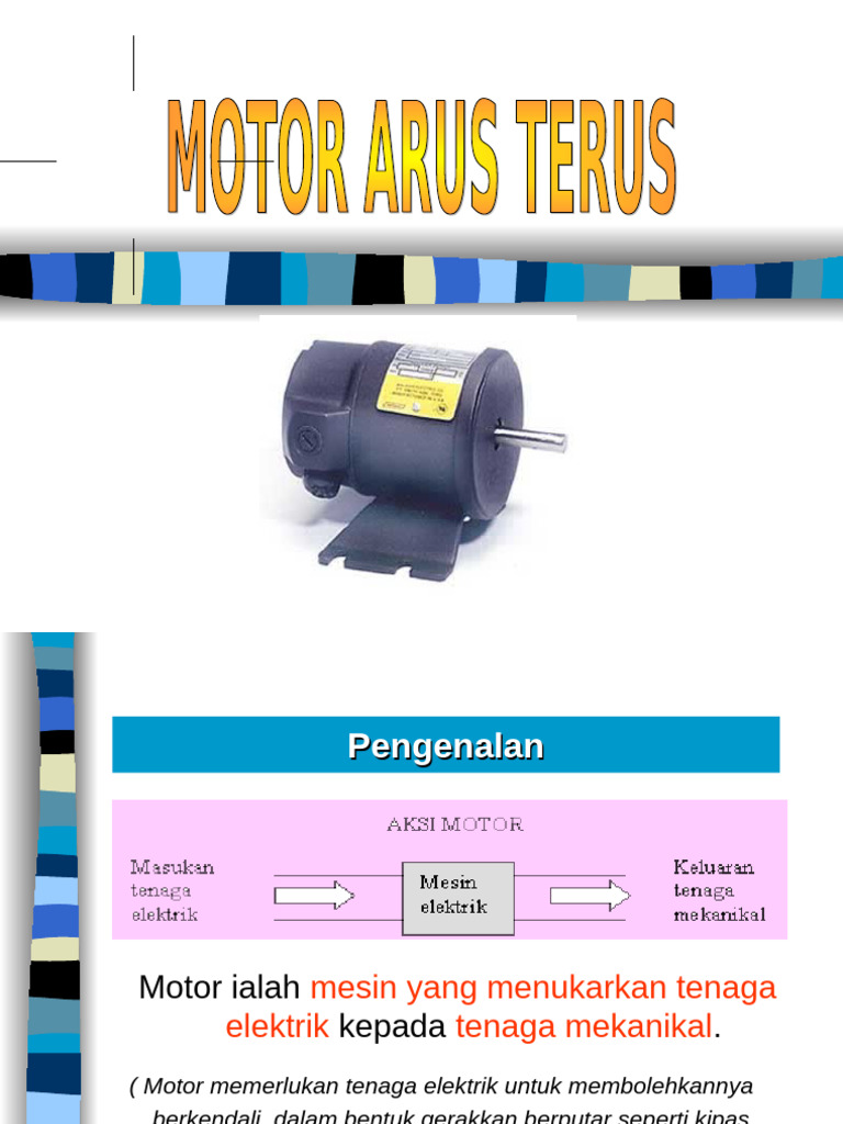Bab 2 Motor Arus Terus | PDF