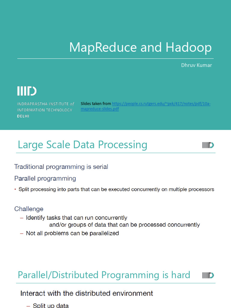 Lec30-31 MapReduce | PDF