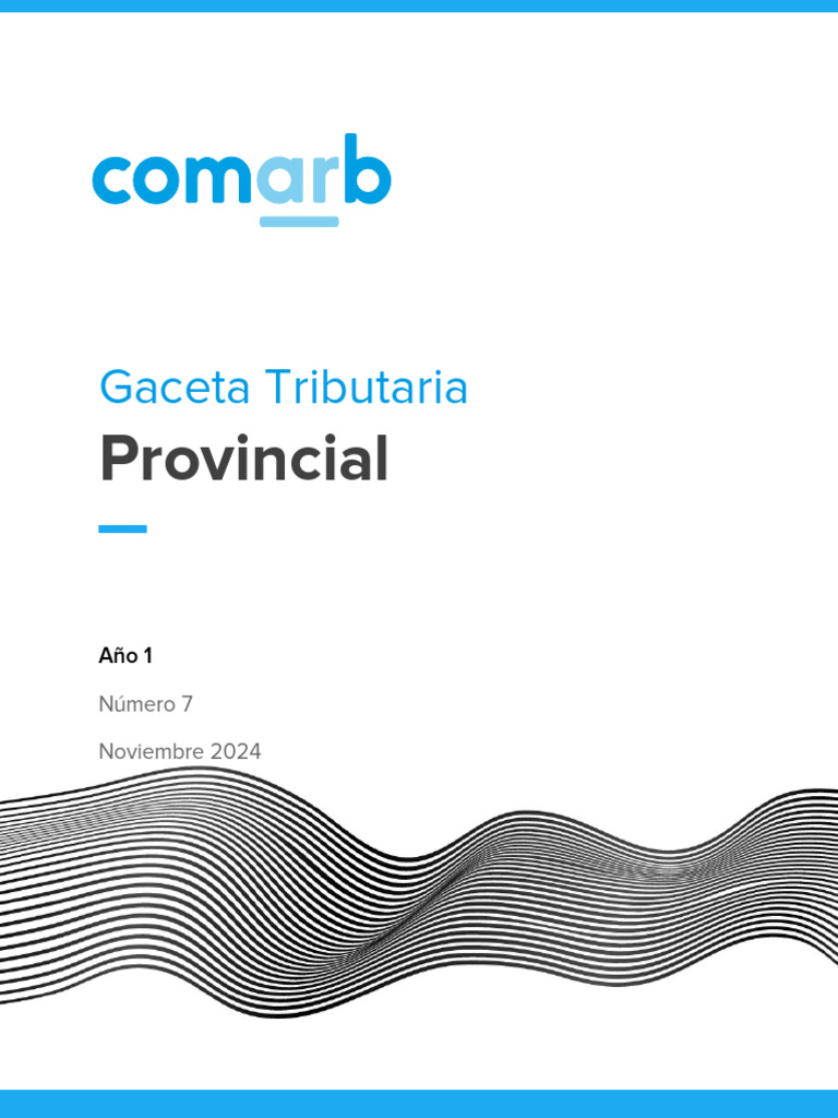 Gaceta Tributaria Comarb-Noviembre 2024 | PDF