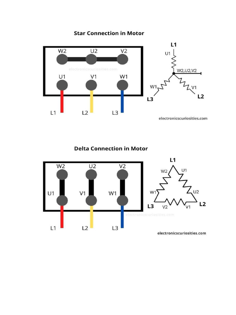 gambar rajah sambungan star dan delta | PDF